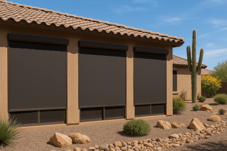 Energy Efficiency with Roll Up Shade Screens - Arizona Screen Company